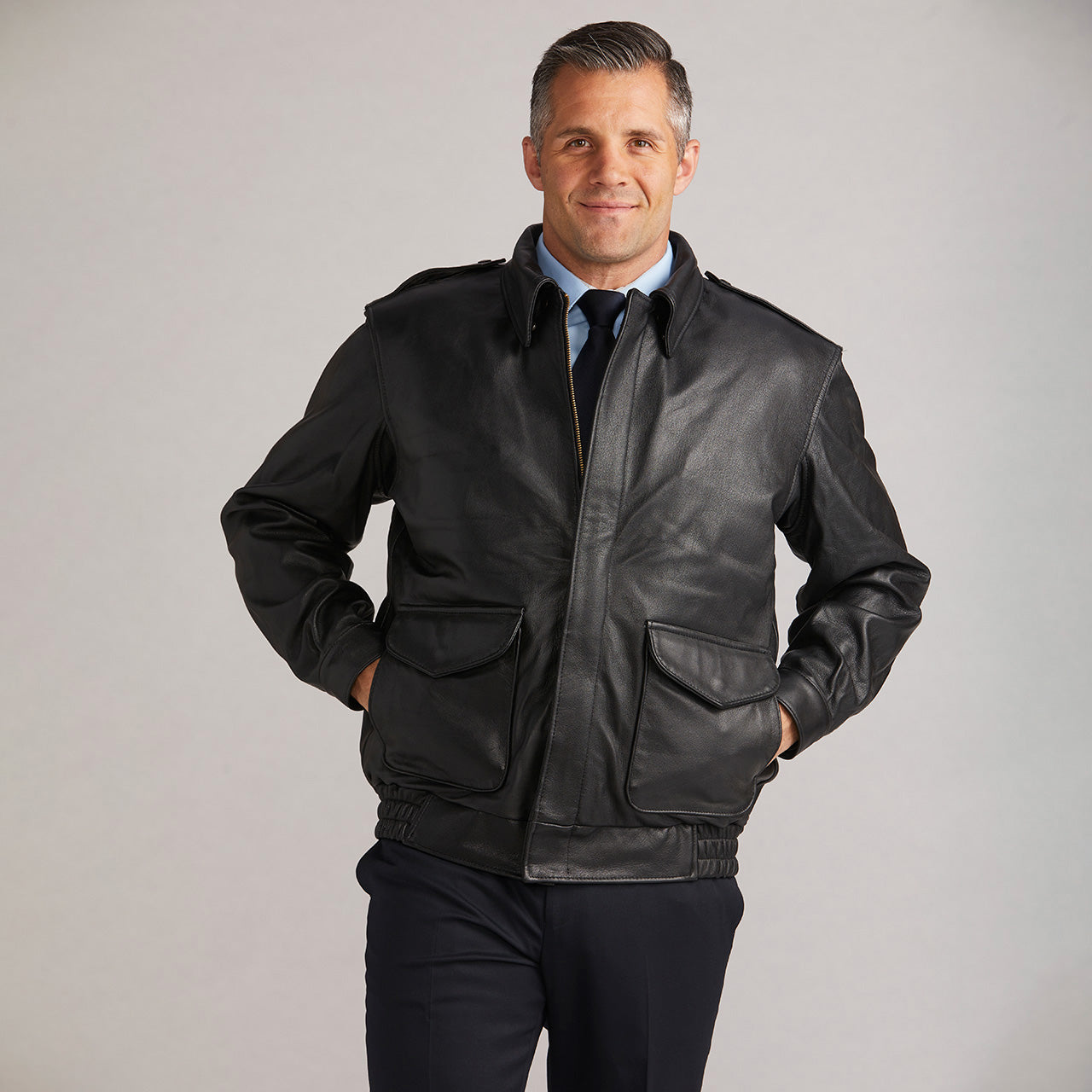 Pilot Uniform Jacket - Cockpit Genuine Leather – Hammond Aviation Ltd.