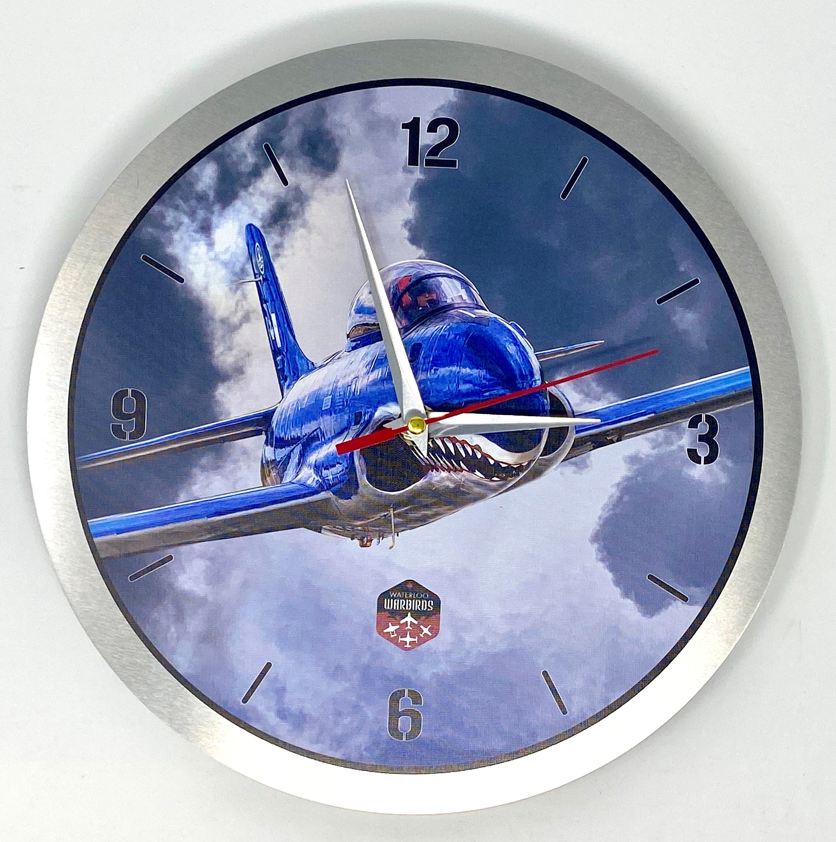 Waterloo Warbirds Wall Clock - T-33 Mako Shark – Hammond Aviation Ltd.