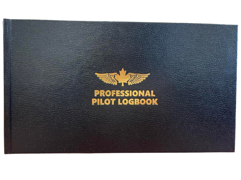 Professional Pilot Logbook w/ Wide Columns (NEW Revised and Improved E ...