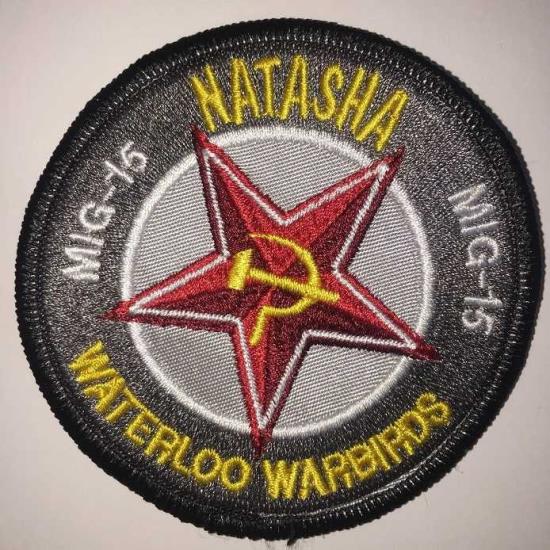 Waterloo Warbirds Patch - MIG 15 "Natasha" – Hammond Aviation Ltd.